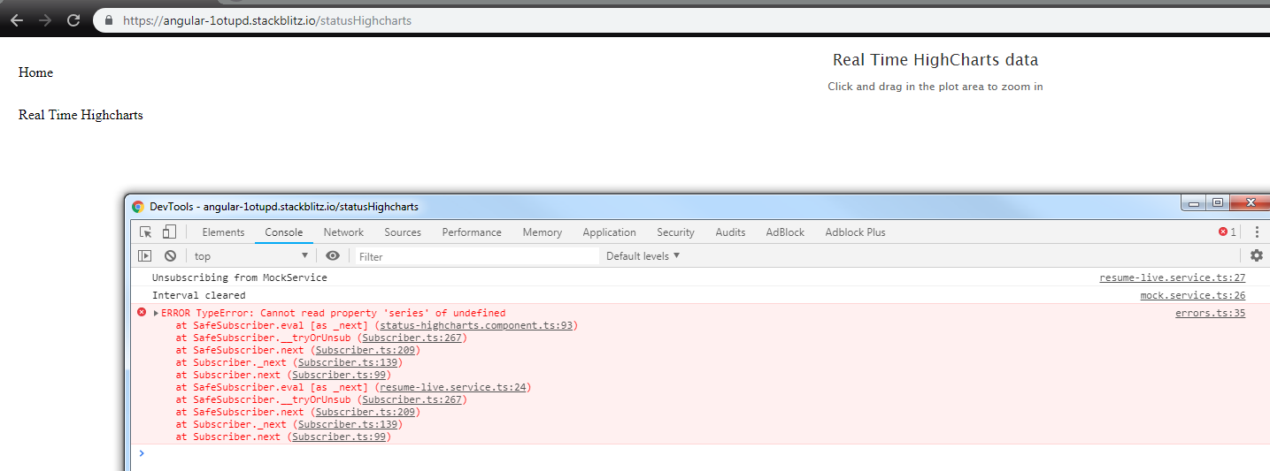 [BUG]: "Cannot read property 'series' of undefined" · Issue #10284 · highcharts/highcharts · GitHub