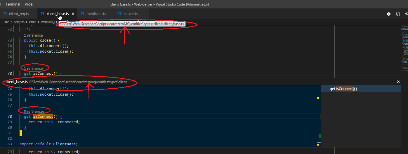 Vscode seems to have problems with folder names with uppercase ...