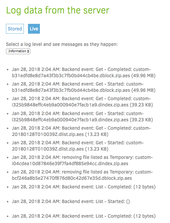 Log information cut off after prefix · Issue #2812 · duplicati/duplicati · GitHub