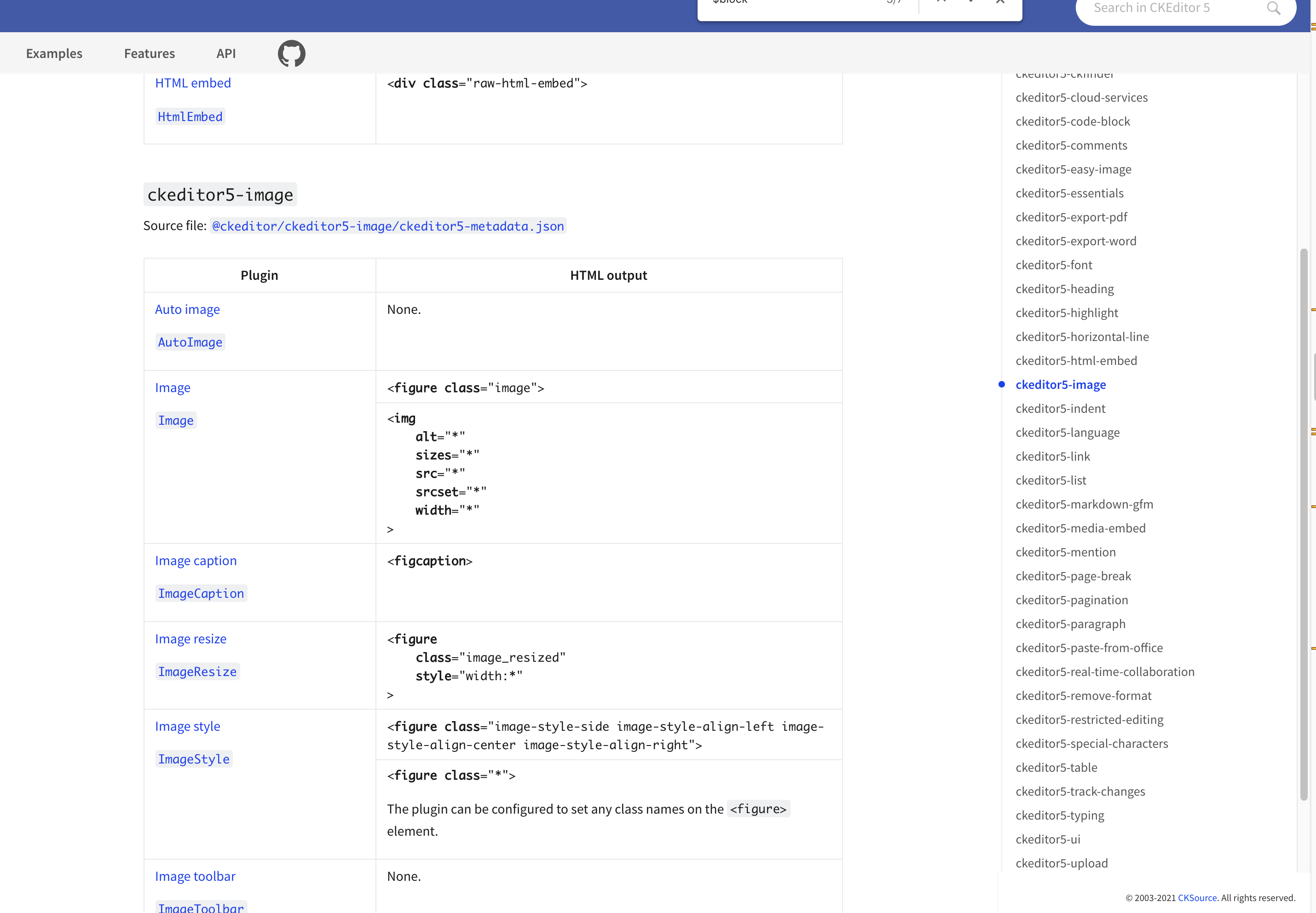 Better separate plugins in the "Features' HTML output" guide · Issue #9699 · ckeditor/ckeditor5 ...
