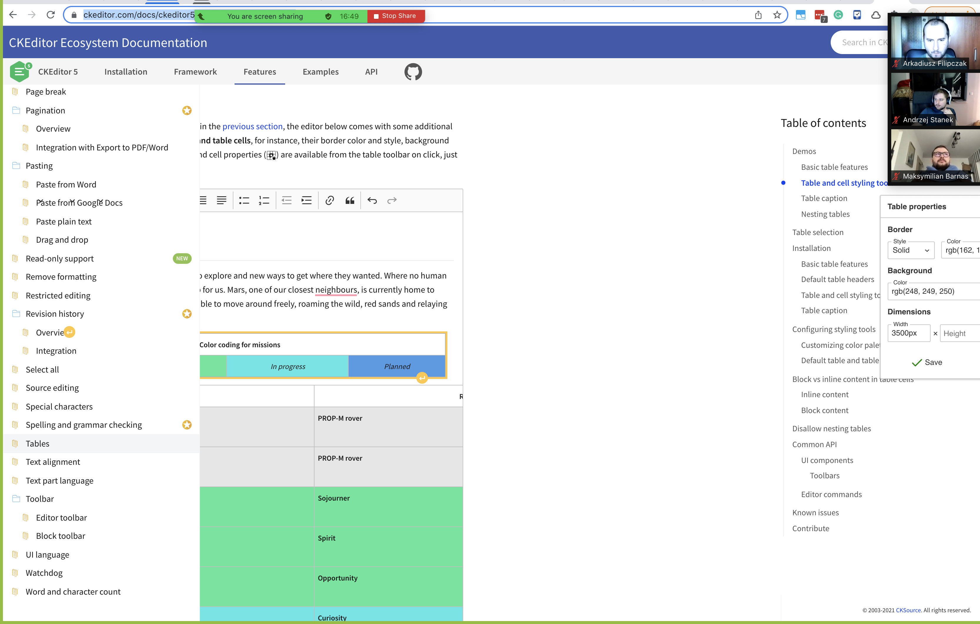 Table toolbar shows off the viewport when dealing with large table · Issue #10846 · ckeditor ...