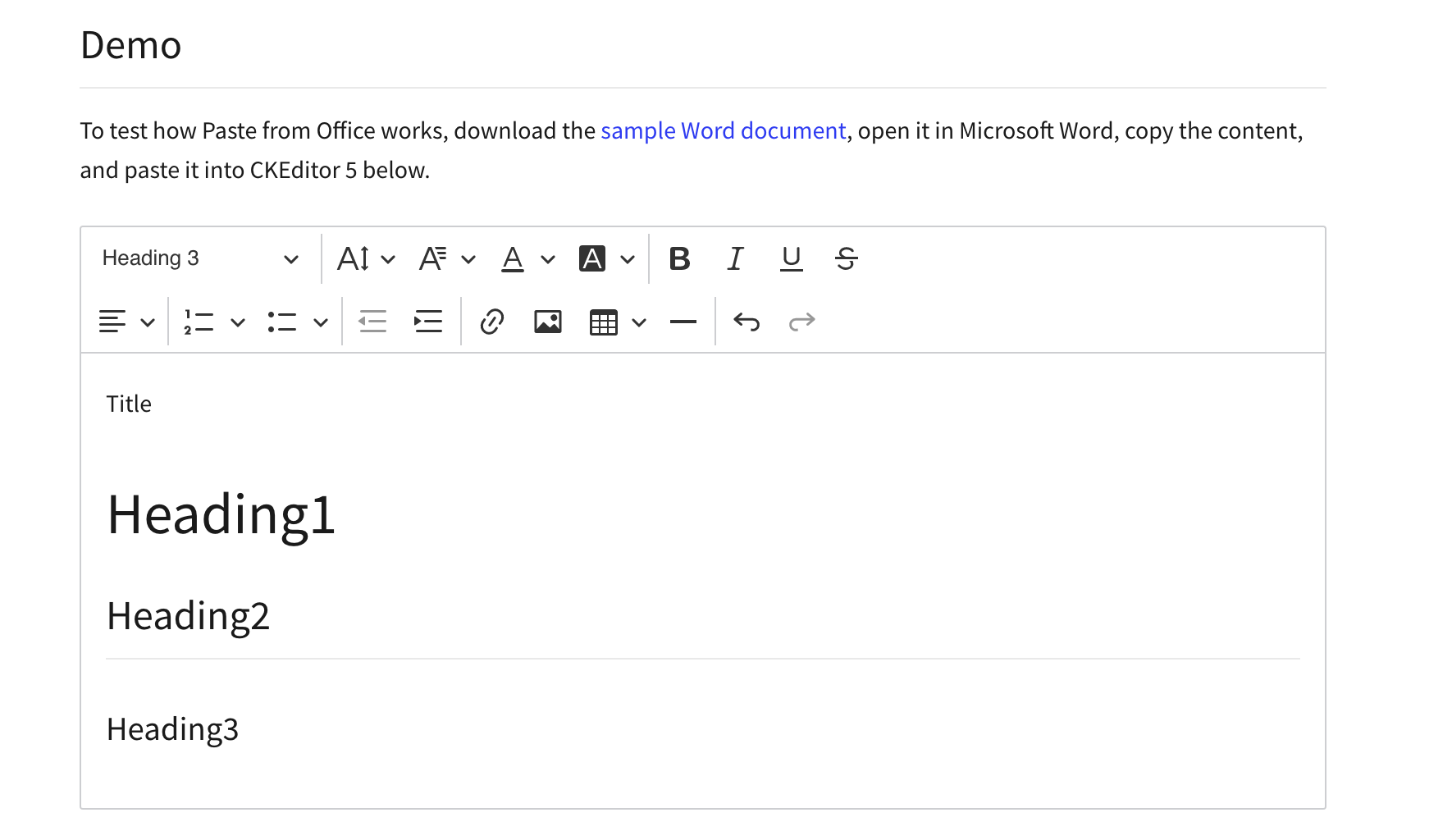 Ms Words Heading And Title Styles Support In Paste From Office Plugin · Issue 12548 · Ckeditor