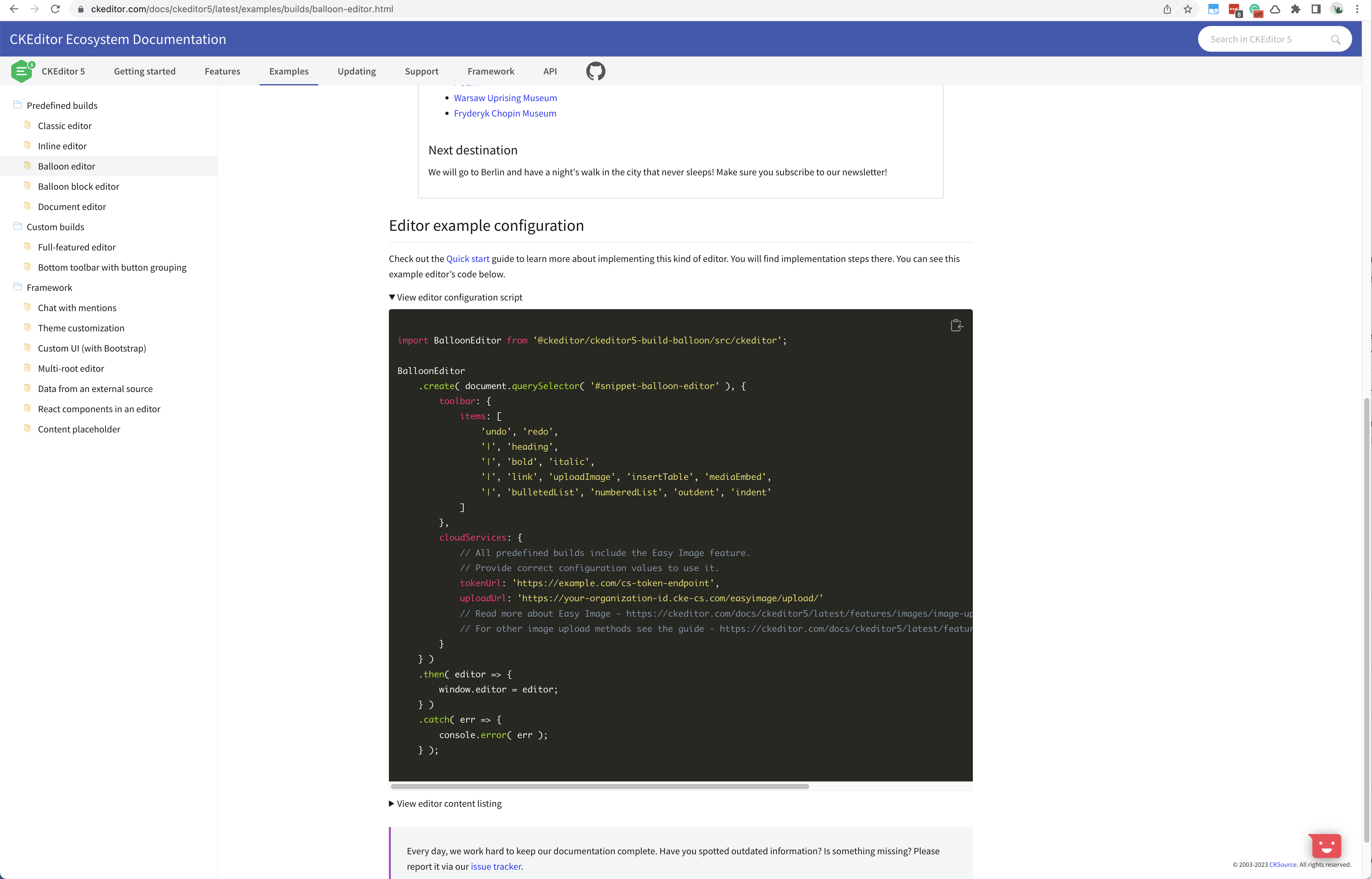 Avoid extending build by importing their `src/ckeditor` file · Issue #13552 · ckeditor/ckeditor5 ...