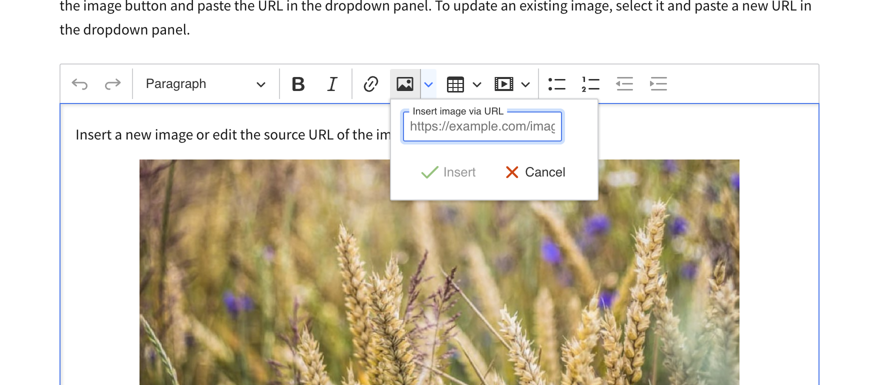 The Insert Image Via Url Form Layout Is Broken · Issue 14230 · Ckeditorckeditor5 · Github 