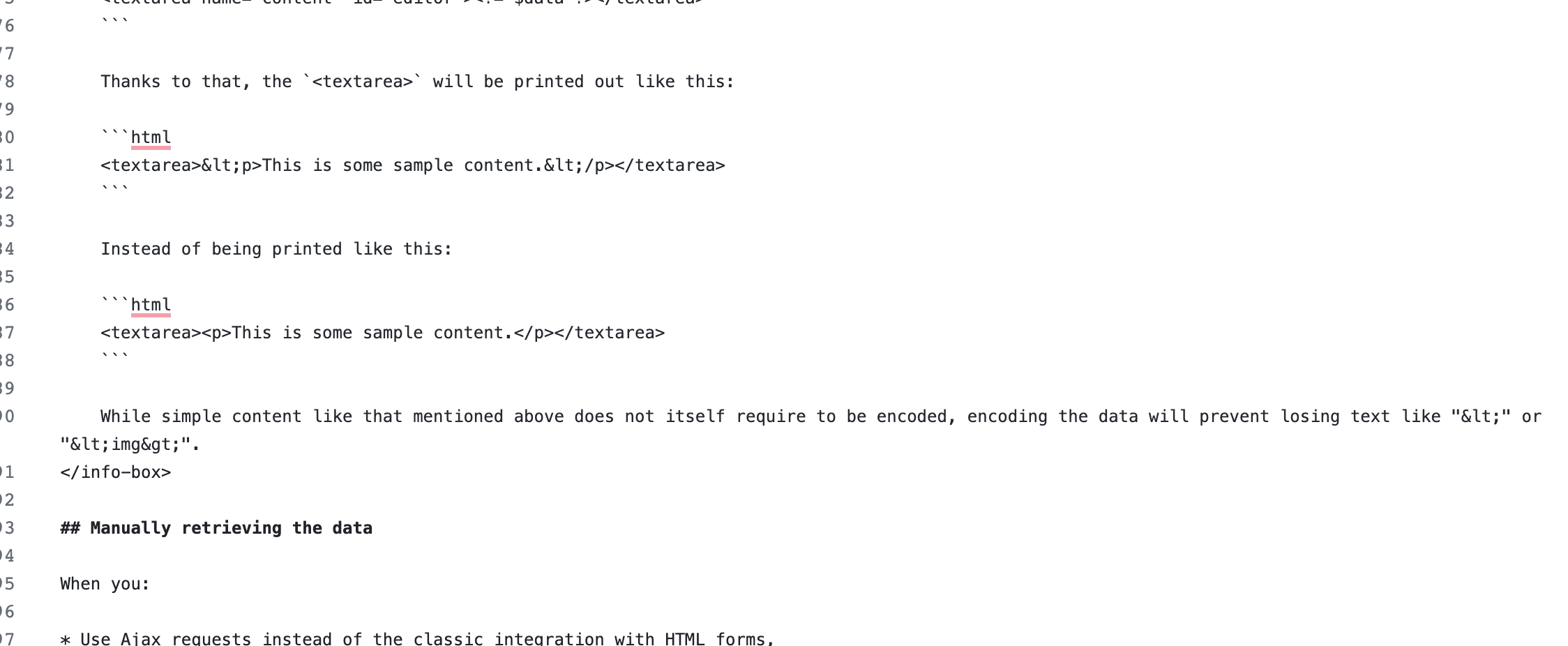 Docs Issue Report From Installationgetting Startedgetting And Setting Datahtml · Issue 2930