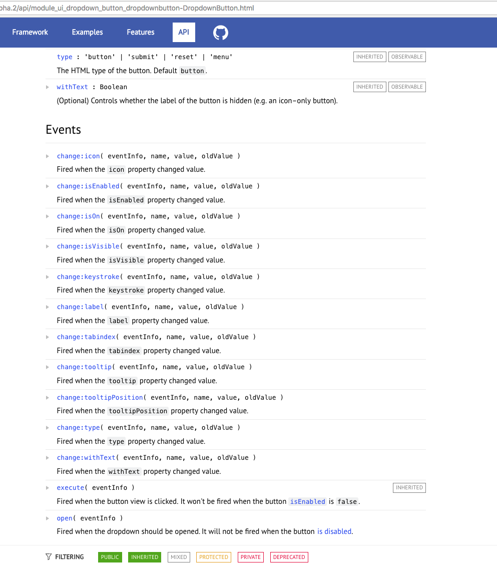Inherited events aren't documented as inherited · Issue #7080 · ckeditor/ckeditor5 · GitHub