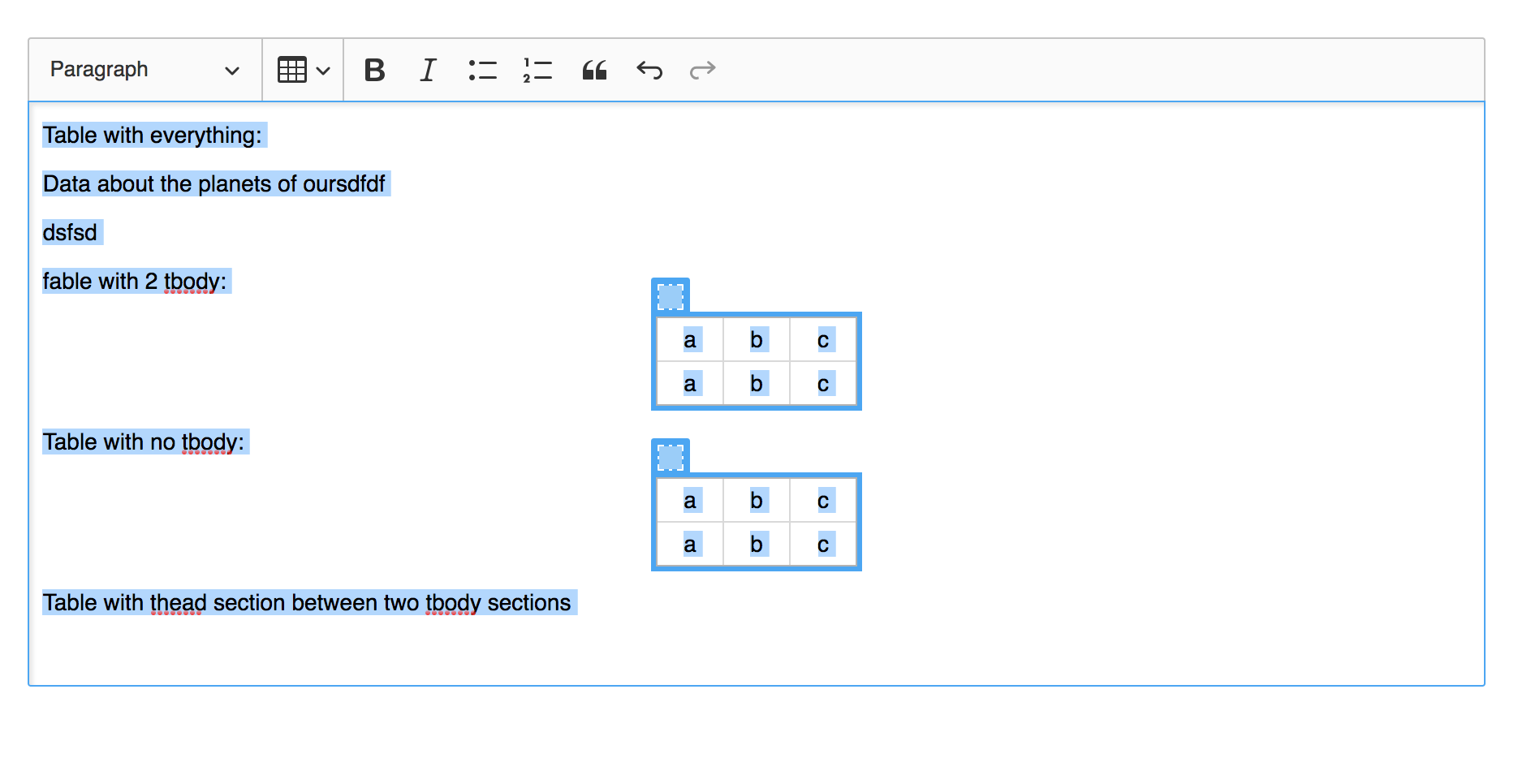 Inconsistent widget selection · Issue #1131 · ckeditor/ckeditor5 · GitHub
