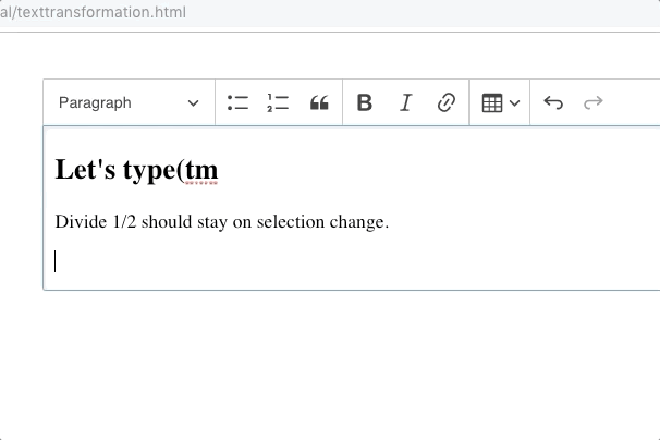 [Docs] Showcase how to configure text transformations to support emojis · Issue #3145 · ckeditor ...