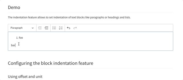 Block indent affects list indent · Issue #2357 · ckeditor/ckeditor5 · GitHub