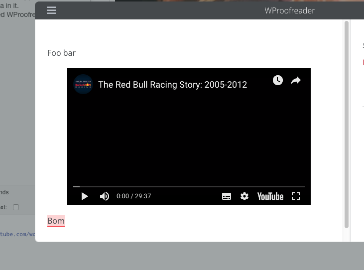 [CKEditor 5] Words inside a nested editable can't be corrected via `Proofread in dialog ...