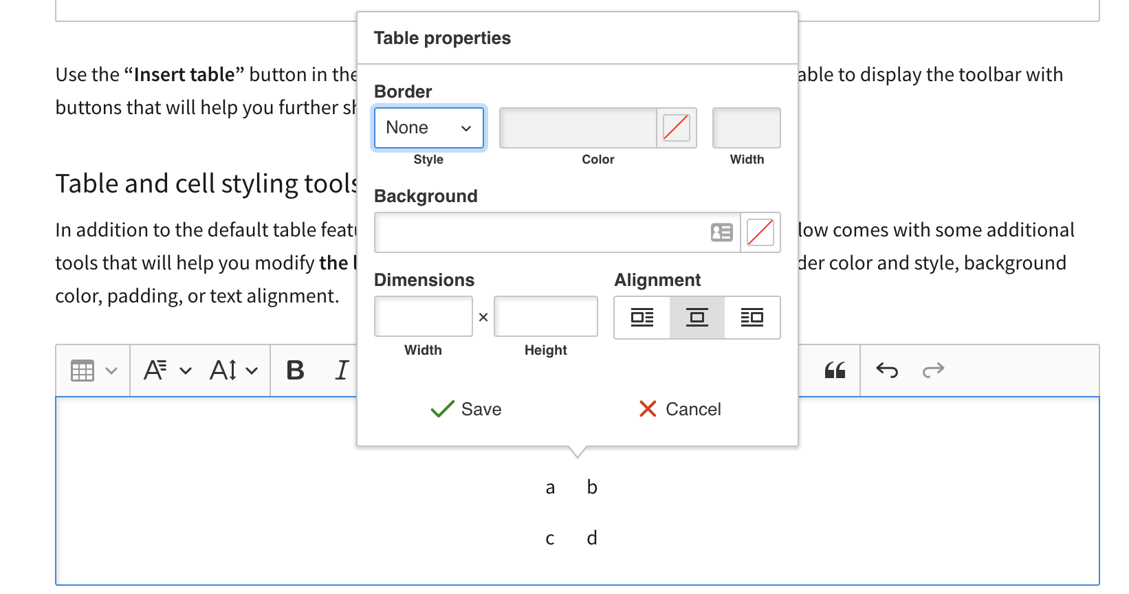 How To Make Table Border none Setting Work Issue 6841 Ckeditor 