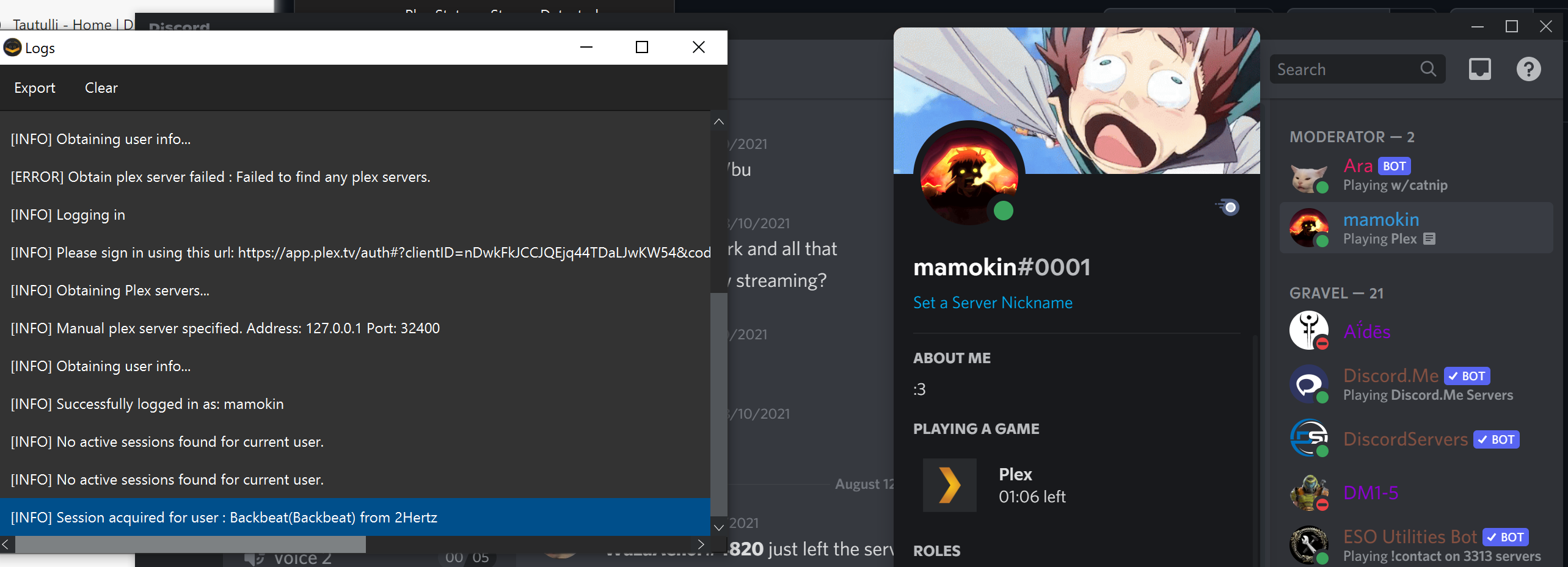 Partial Rich Presence Display · Issue #58 · Ombrelin/plex-rich-presence · GitHub