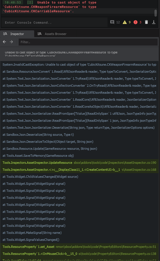 GameResource assets using another asset in array/list causes JSON errors · Issue #2416 ...