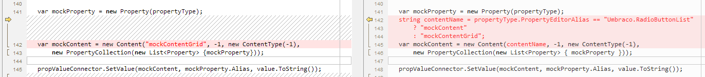 Send changes to the Live workspace: Value "[ "222" ]" of type "System ...