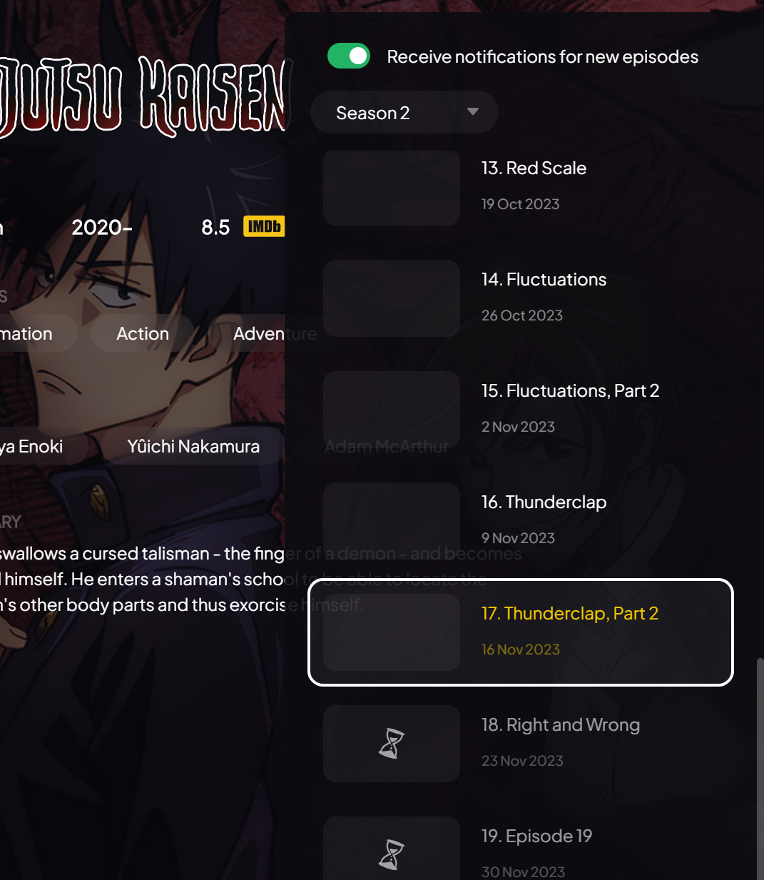 Lack of thumbnails in seasons 2 and up for some shows · Issue #602 · Stremio/stremio-bugs · GitHub