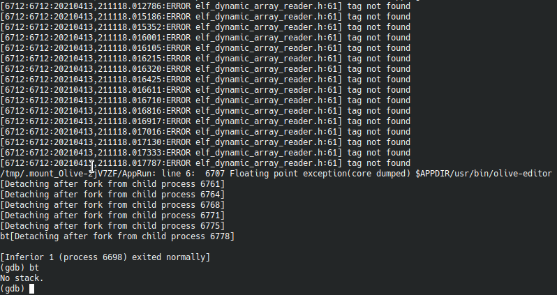 [CRASH] Pressing space during the brief period of audio silence after ...