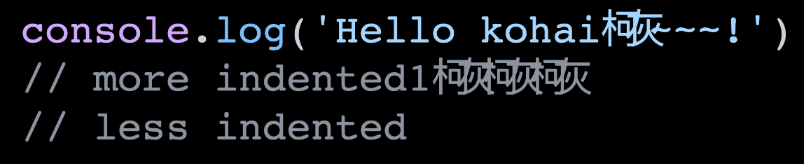 Text overlap when using Chinese in codeblock · Issue #476 · motion-canvas/motion-canvas · GitHub