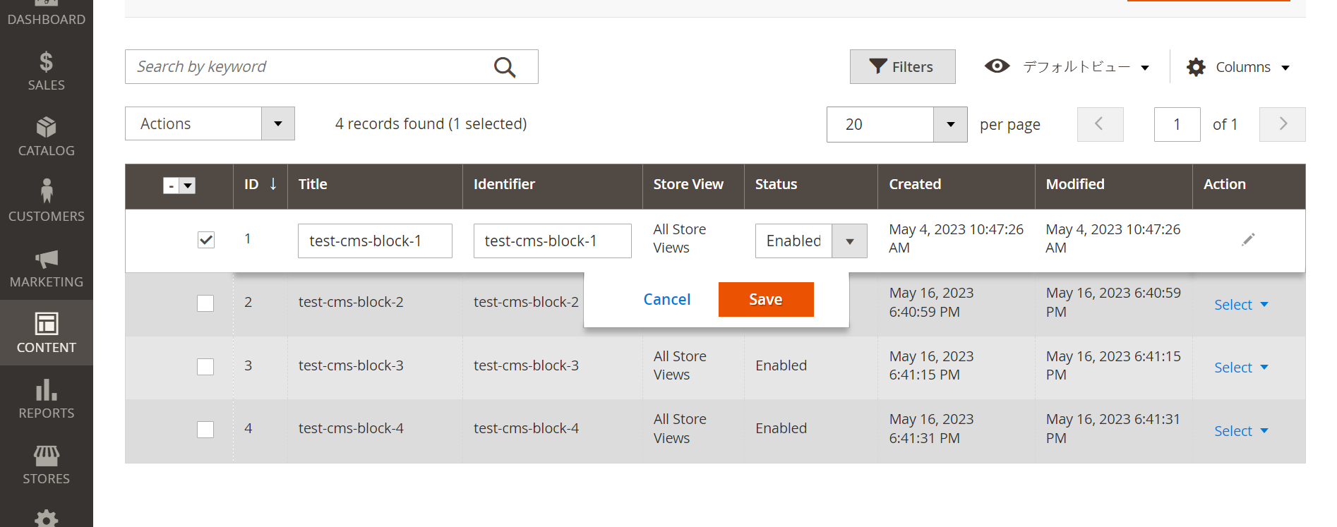 CMS Page InlineEdit not working sometimes when select to last column · Issue #37506 · magento ...