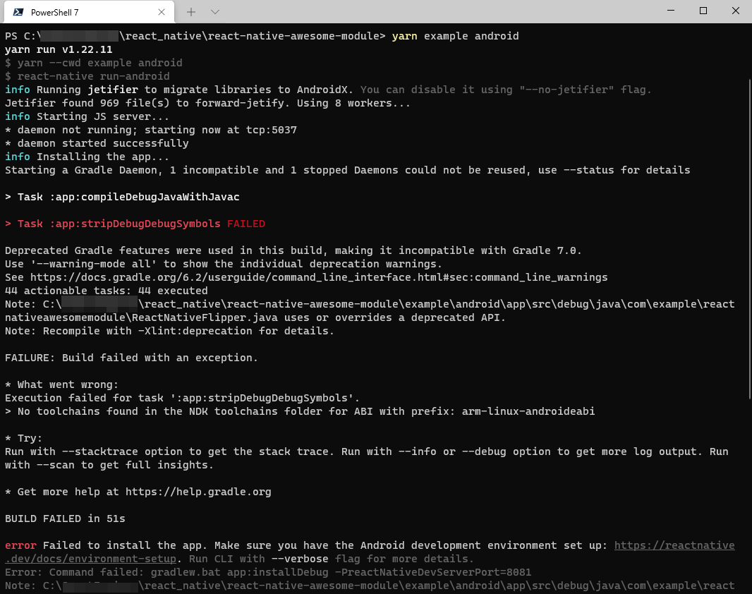 No Toolchains Found In The Ndk Toolchains Folder For Abi With Prefix Arm Linux Androideabi