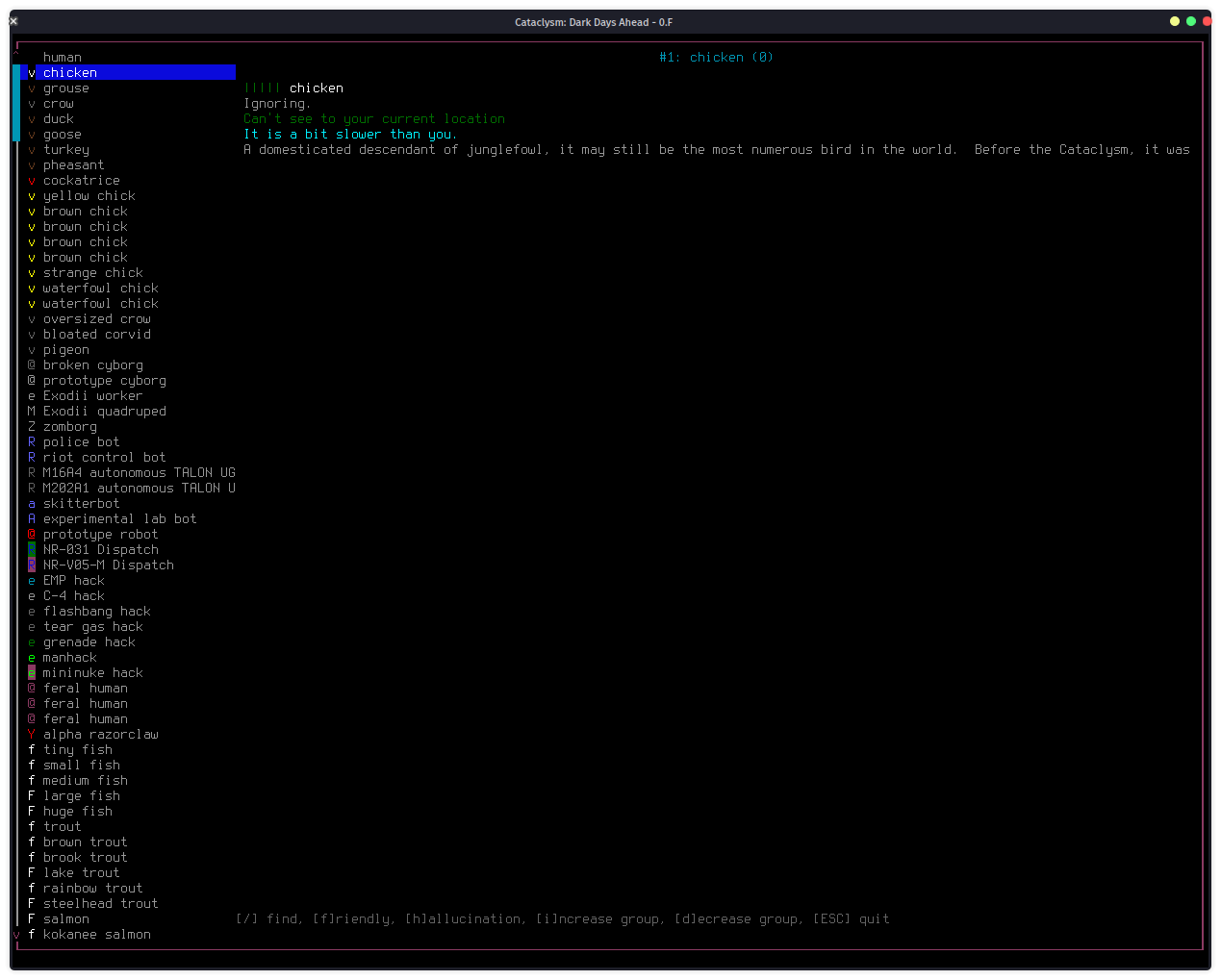 Text gets truncated in the debug monster spawn menu · Issue #49627 · CleverRaven/Cataclysm-DDA ...
