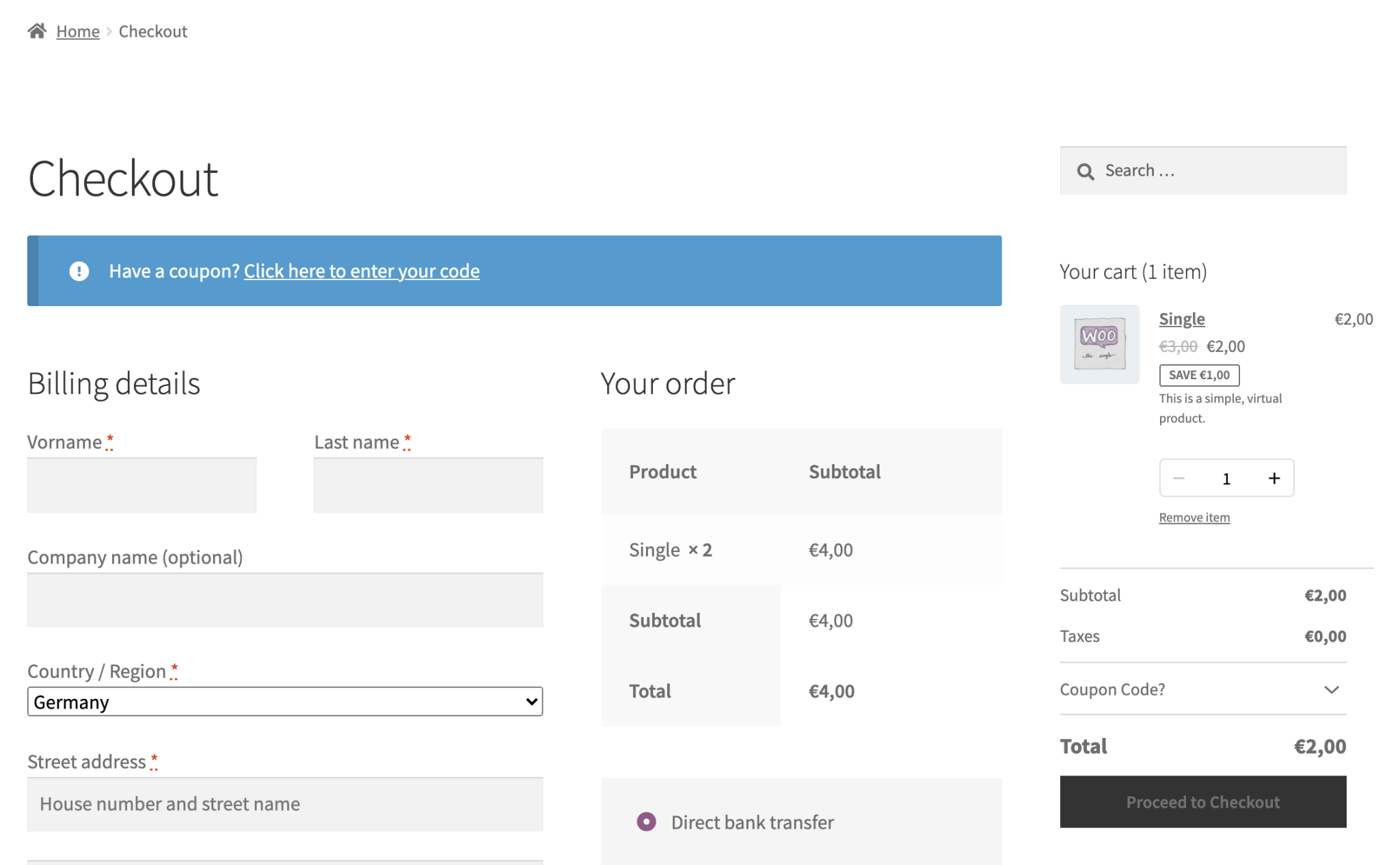 Block Widgets: Cart showing in sidebar when in Checkout · Issue #4190 ...