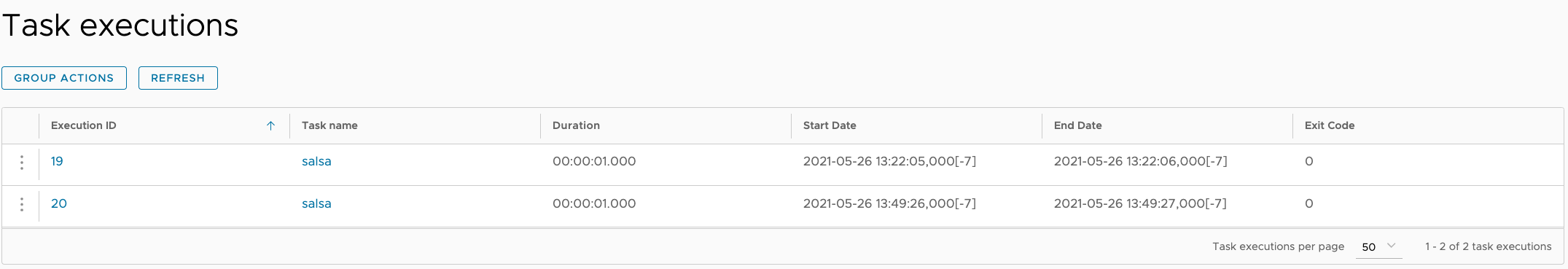 Job Execution Detail Fails With Task Execution Being Not Found · Issue 1729 · Spring Cloud