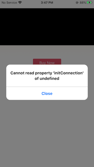 initConnection of undefined · Issue #1260 · hyochan/react-native-iap ... initConnection of undefined · Issue #1260 · hyochan/react-native-iap ...