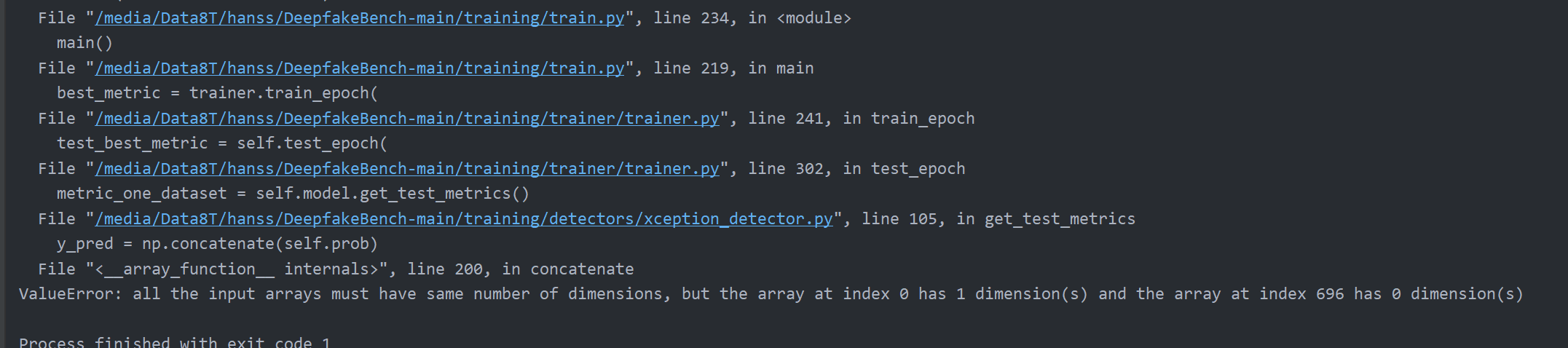 Here are some issues with the configuration file xception.yaml and dataset FF++ · Issue #26 ...