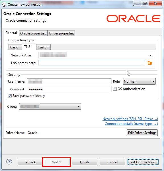 "Next" button greyed out when creating new connnection · Issue #4542 ...