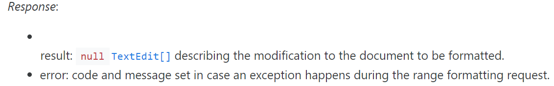 Specification page filters out the | symbol · Issue #374 · microsoft/language-server-protocol ...