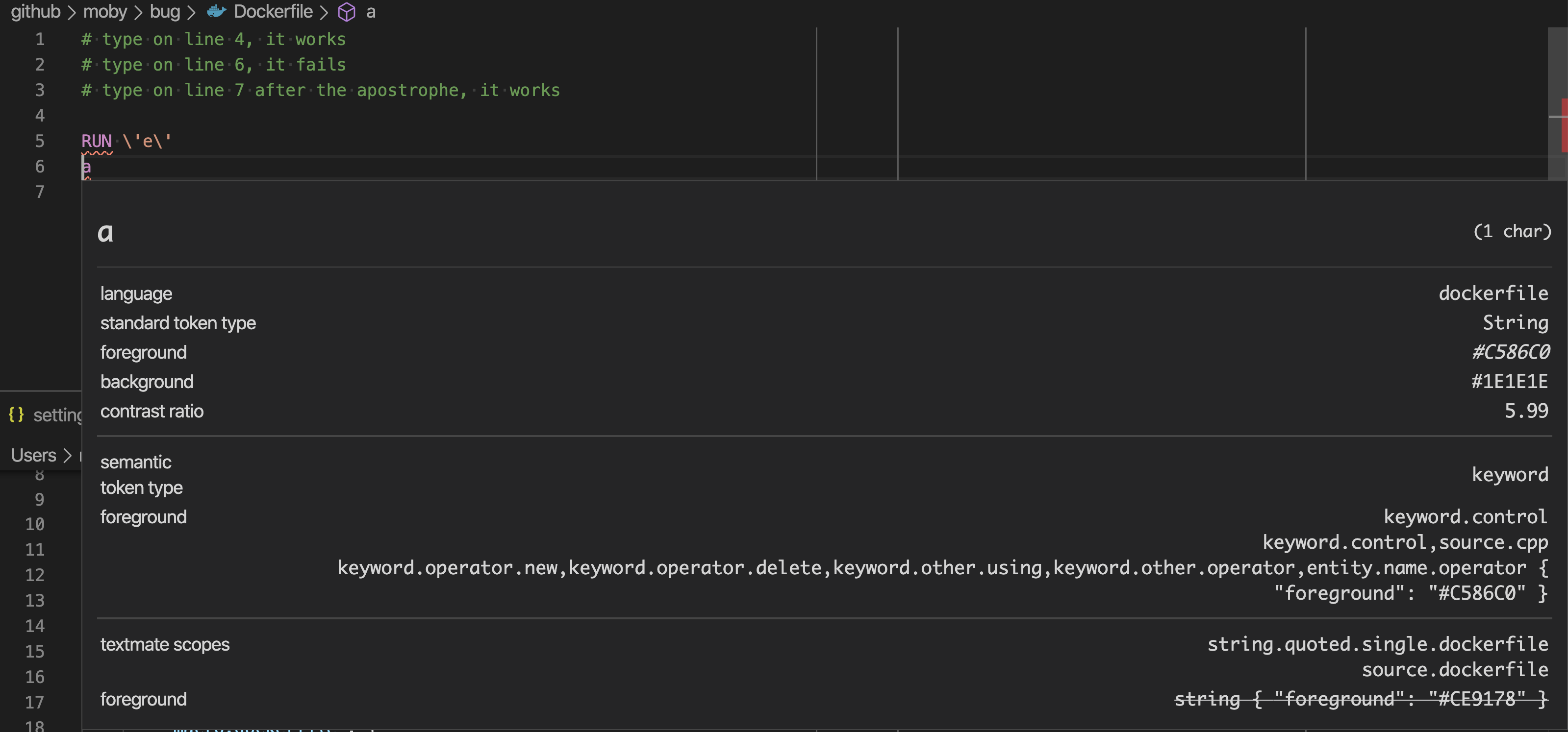 provideCompletionItems not invoked if inside Dockerfile string · Issue #95924 · microsoft/vscode ...