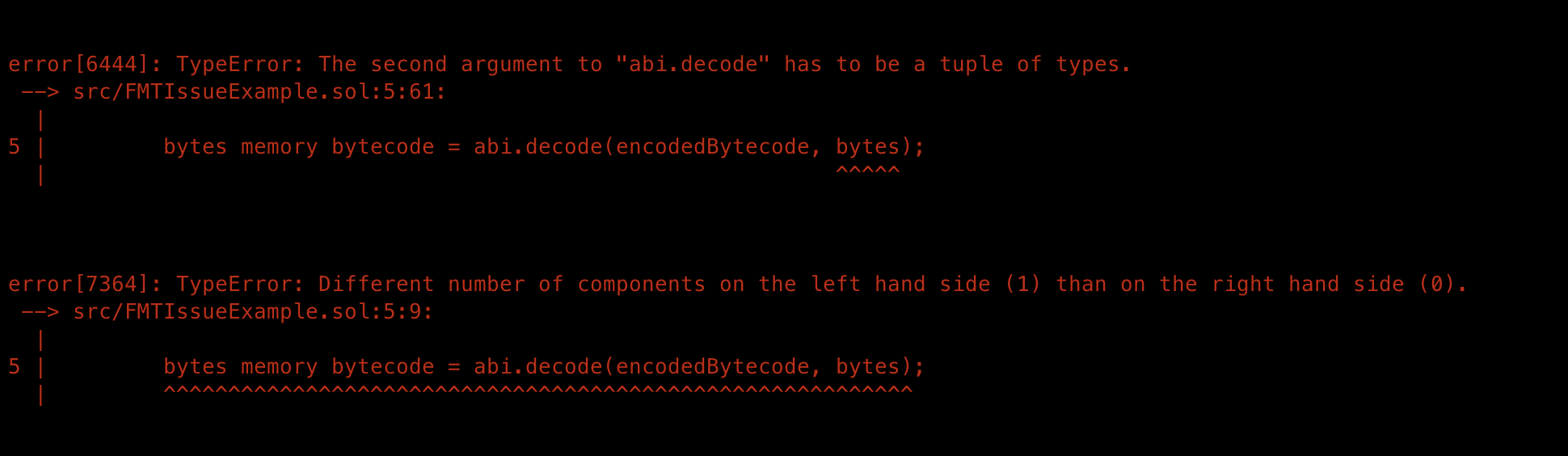 `forge fmt` breaks code by removing parentheses around type tuples · Issue #2419 · foundry-rs ...
