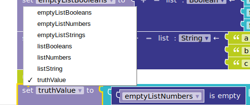 dropdown menus do not behave identically · Issue #214 · OpenRoberta ...