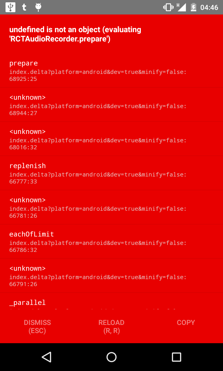 Rctaudioplayerprepare Undefined · Issue 78 · React Native Audio Toolkitreact Native Audio