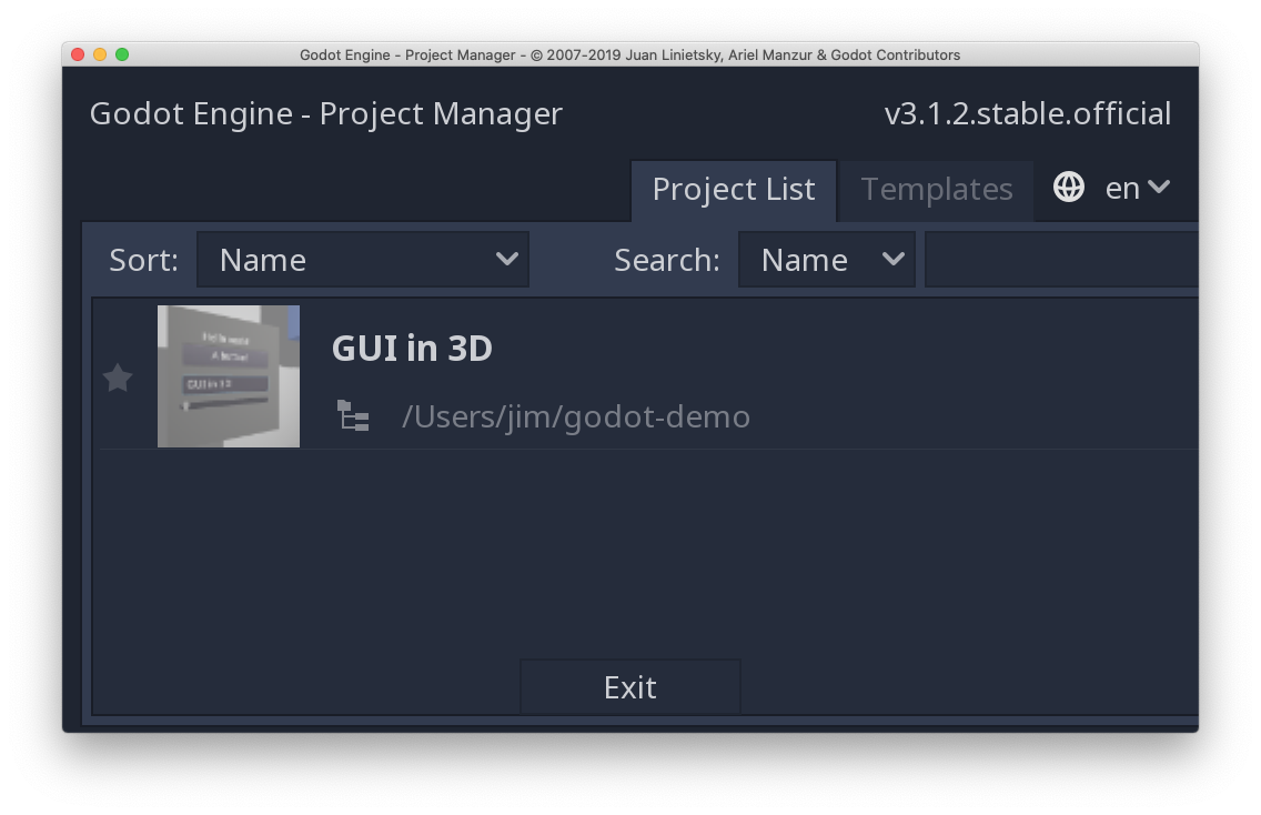 Godot Project Manager segfaults when moving it to another display ...