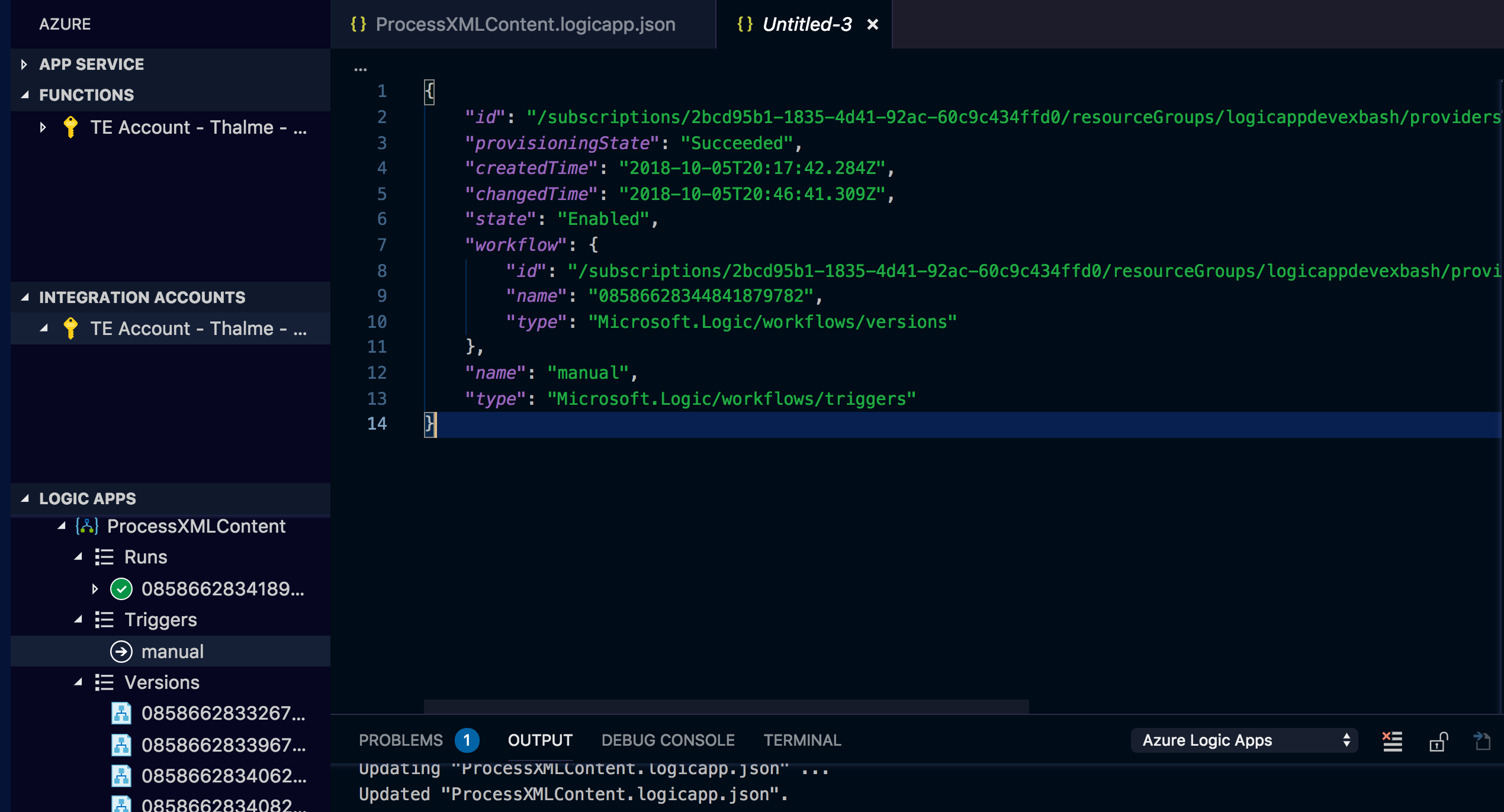 For A Request Trigger You Cant See The Generated Url To Call The Logic App · Issue 51 7355