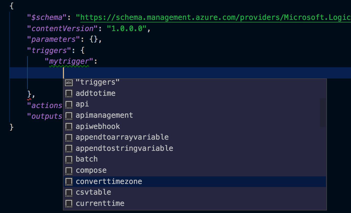 Intellisense for triggers, etc only works if on a new line after opening statement · Issue #46 ...