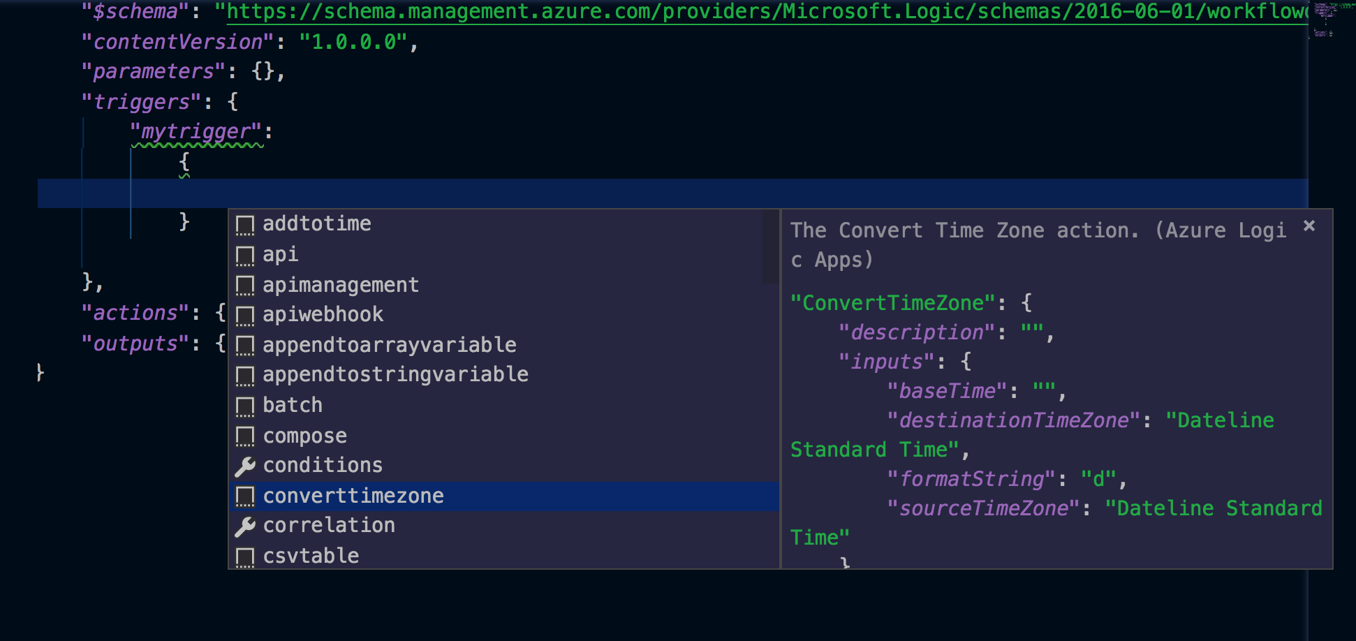 Intellisense for triggers, etc only works if on a new line after opening statement · Issue #46 ...