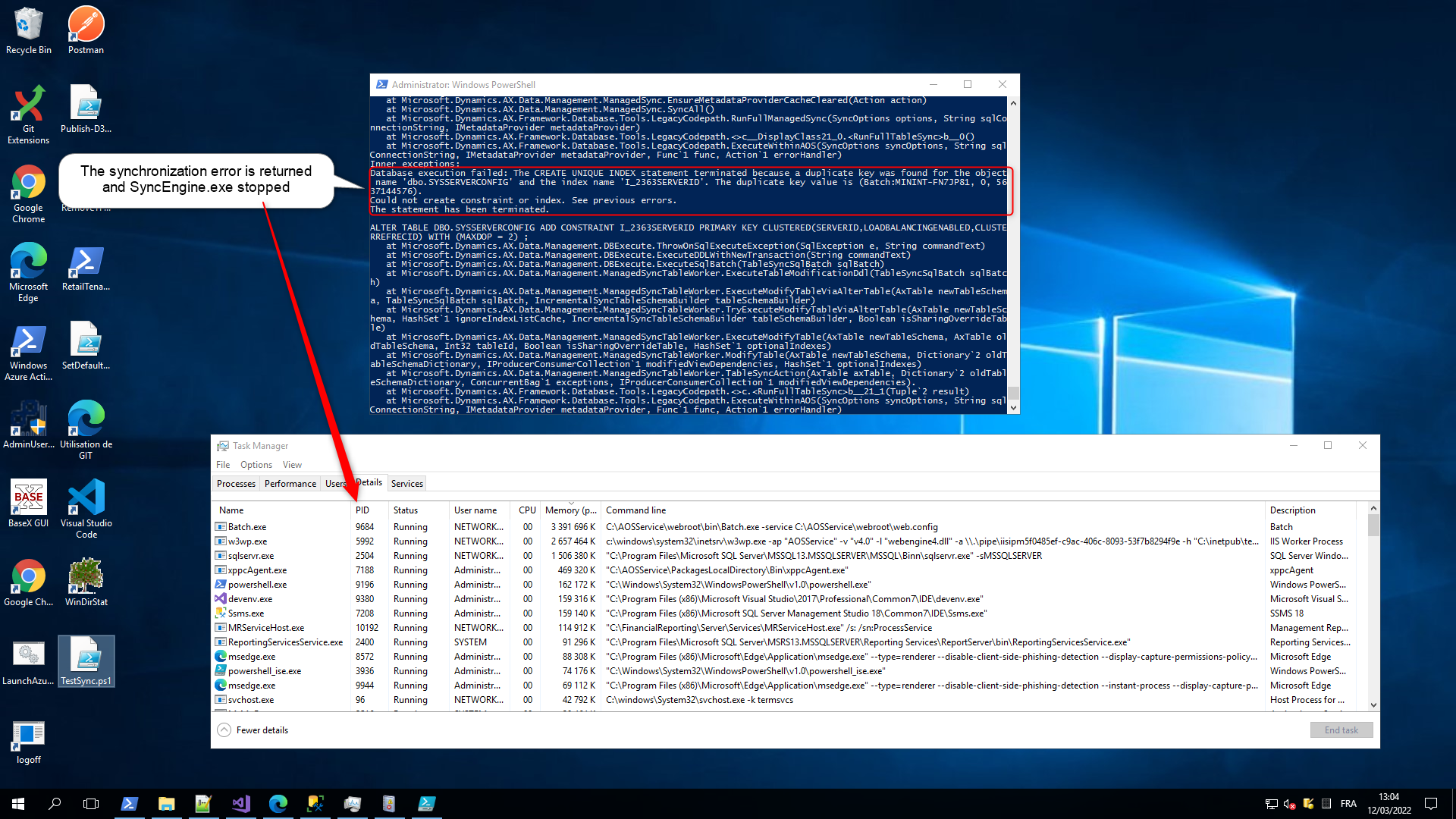[QUESTION] How catch DBSync error · Issue #581 · d365collaborative/d365fo.tools · GitHub