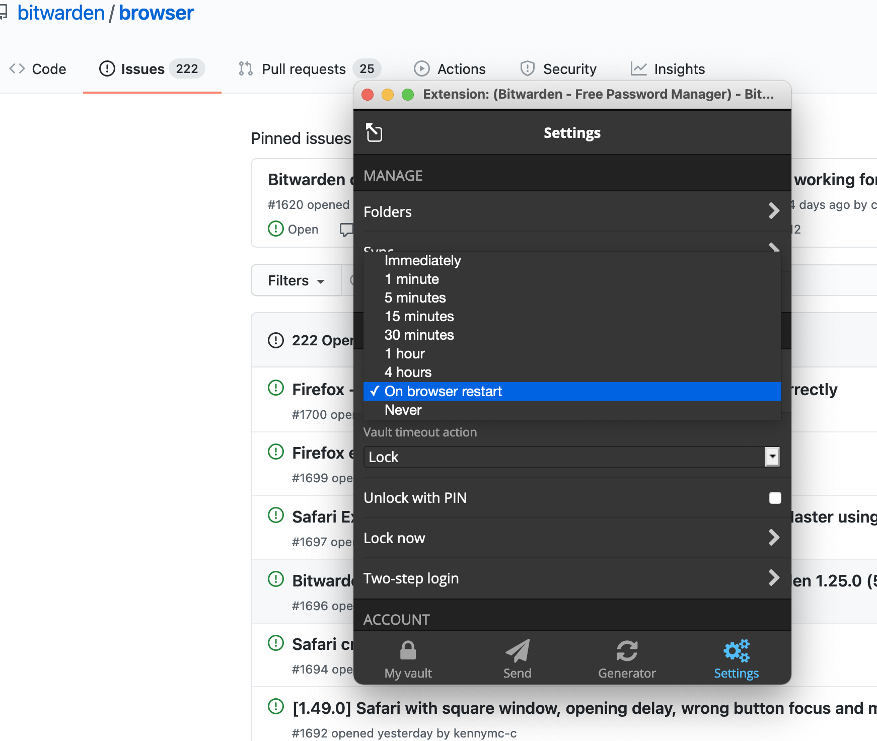 Firefox - vault in sidebar mode - drop-down lists not rendered correctly · Issue #1700 ...
