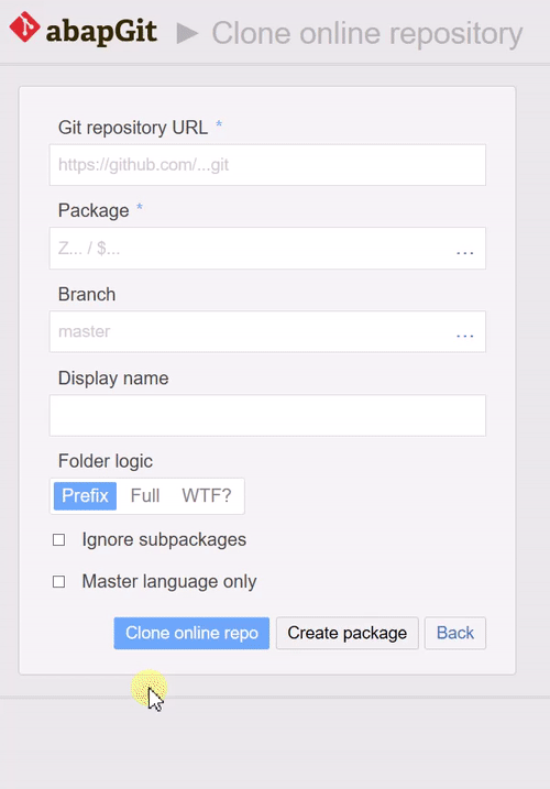 Convert popups to pages · Issue #3417 · abapGit/abapGit · GitHub