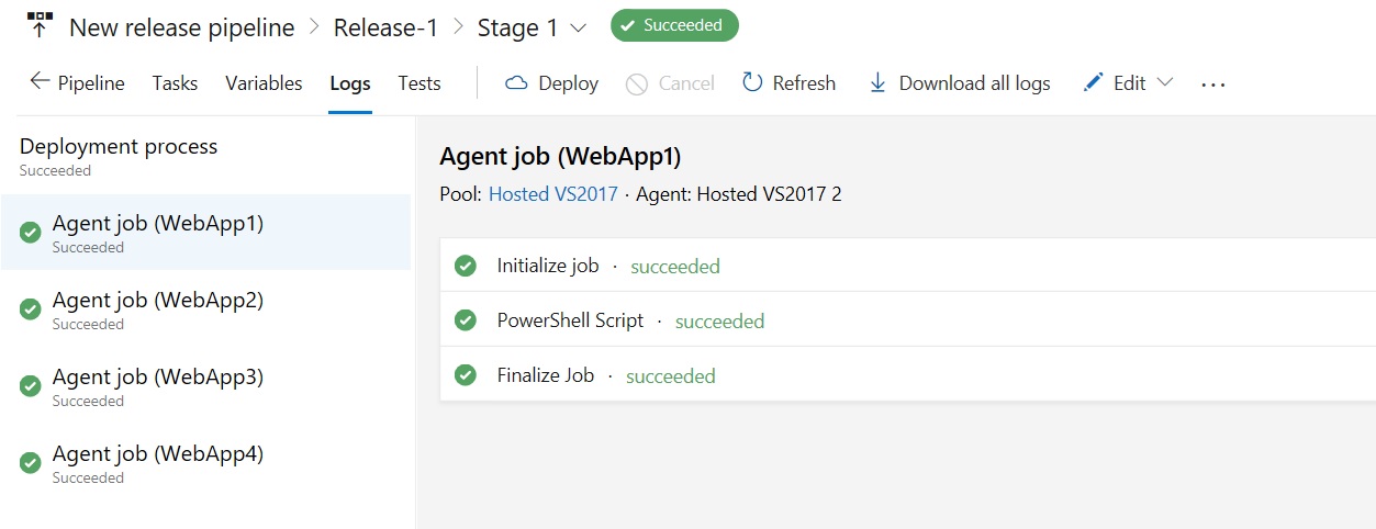 Add support for multiple deployments in parallel in ...