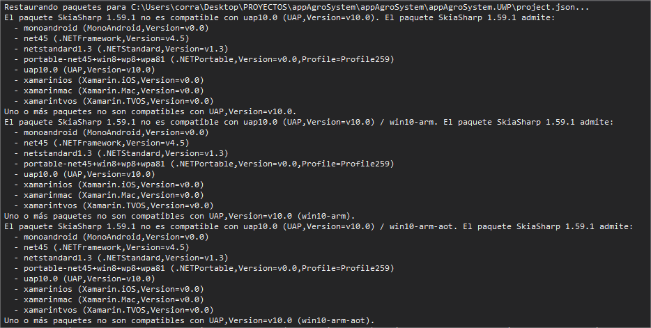 Skiasharp Is Not Compatible I Dont Understand · Issue 370 · Monoskiasharp · Github 
