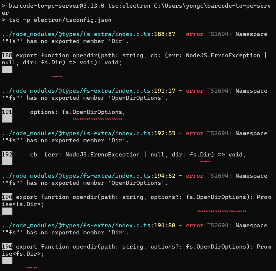 Unable to build on Windows 10 · Issue #285 · fttx/barcode-to-pc-server · GitHub