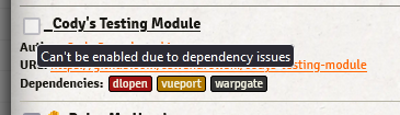 Enabling dependencies should now be blocked by the `compatibility ...