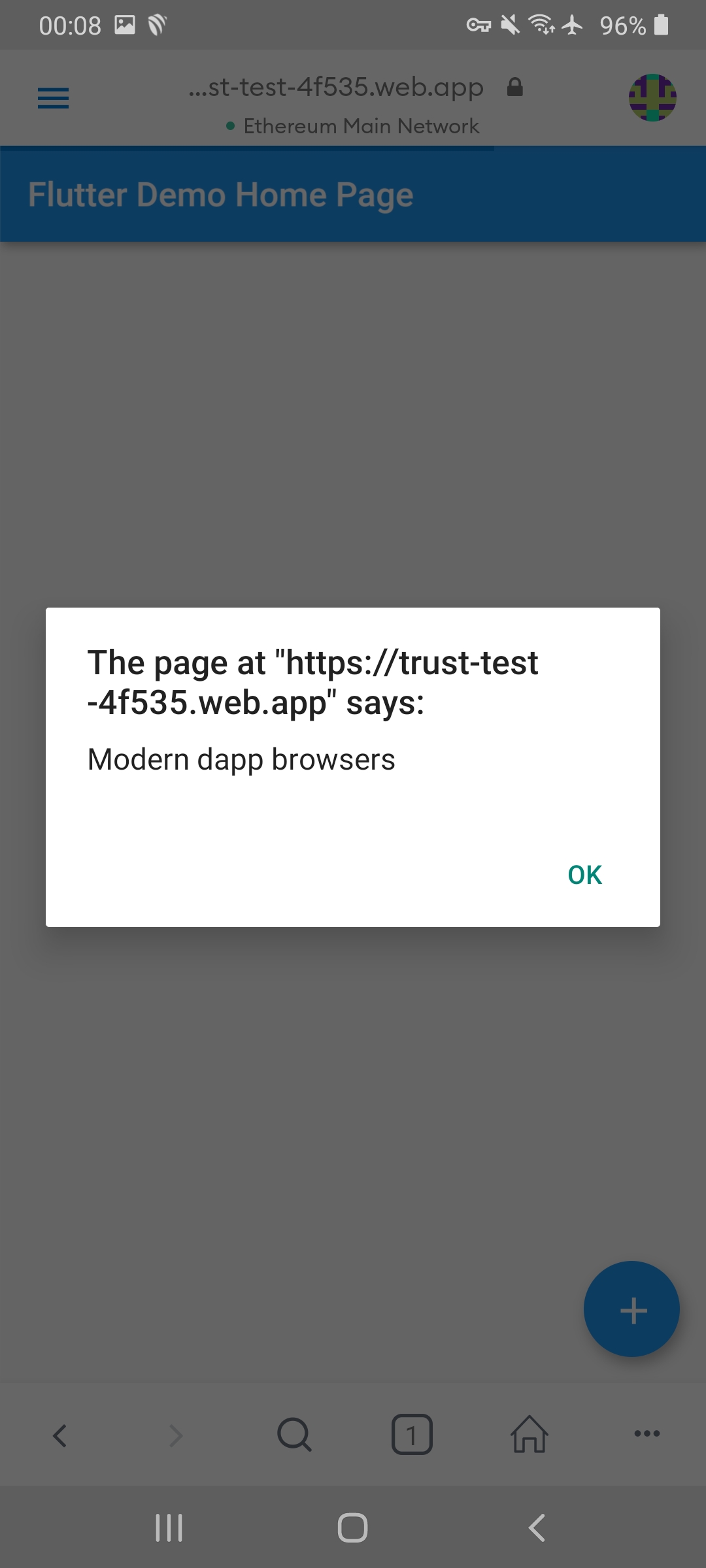 Trust Wallet Connect Wallet problem · Issue #1 · gochain/flutter_web3_provider · GitHub