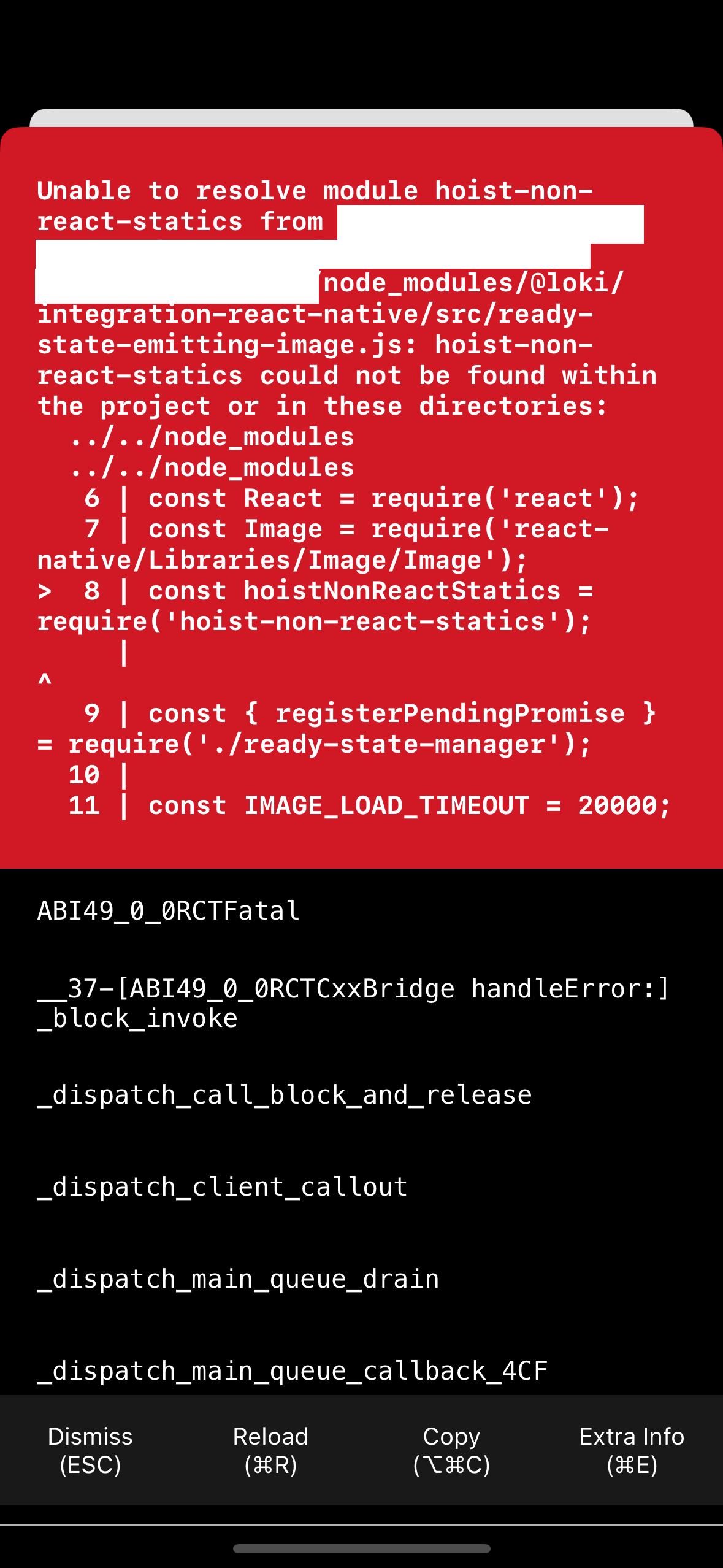 Unable To Resolve Hoist Non React Statics On Rn · Issue 479 · Oblador Loki · Github