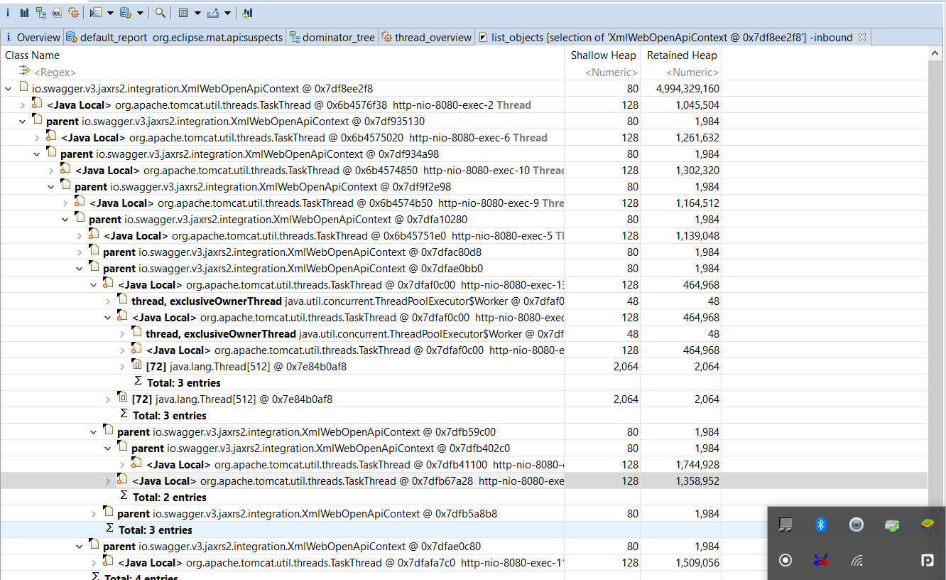 Memory leak on frequent call to /openapi.json in Spring Boot · Issue #3693 · swagger-api/swagger ...