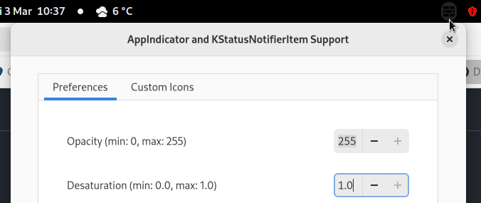 Desaturation not working · Issue #404 · ubuntu/gnome-shell-extension-appindicator · GitHub
