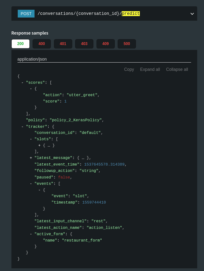 Predict The Next Action · Issue 3844 · Rasahq Rasa · Github